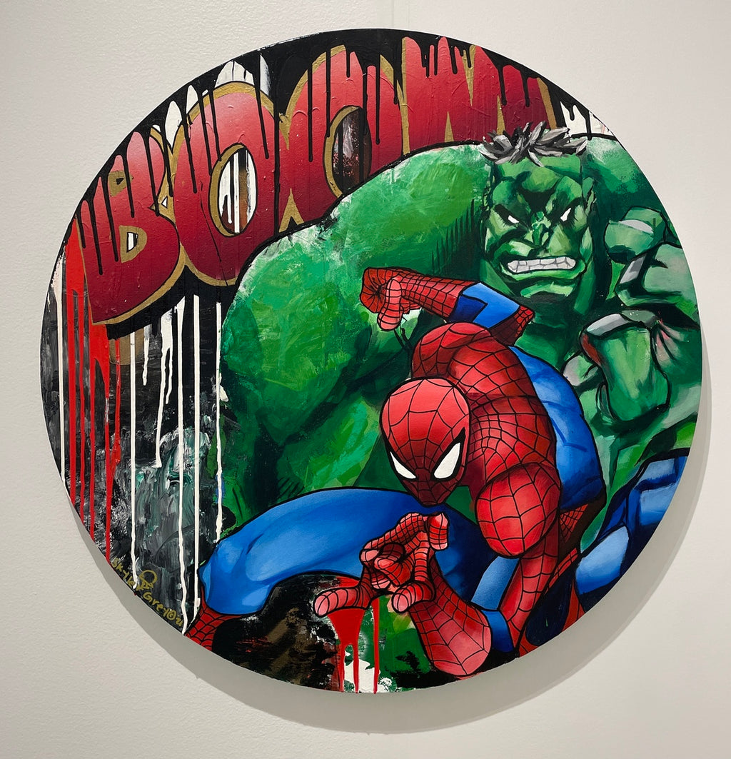 BOOM (Hulk + Spiderman) – Avant Gallery