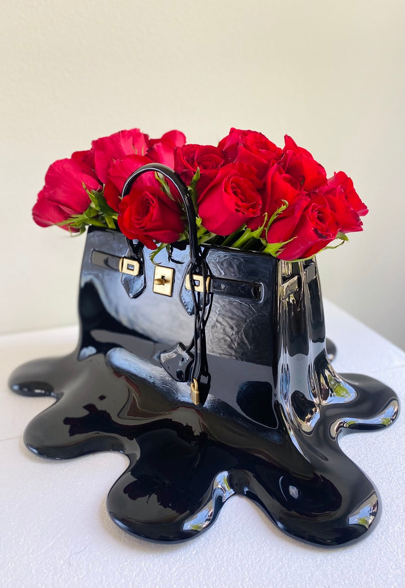 Hermèss ArtVase Black – Avant Gallery